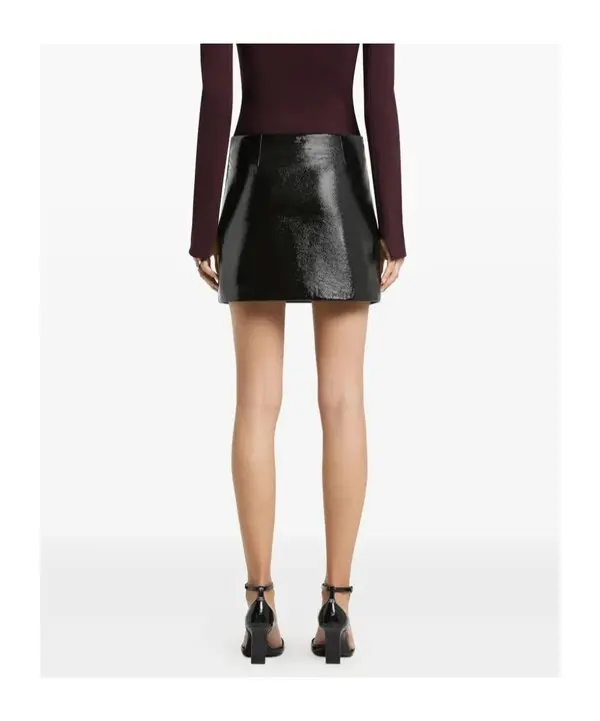 COURREGES Courrèges A-line Mini Skirt - Black