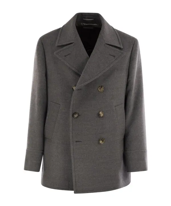 Brunello Cucinelli Double-breasted Wool Coat