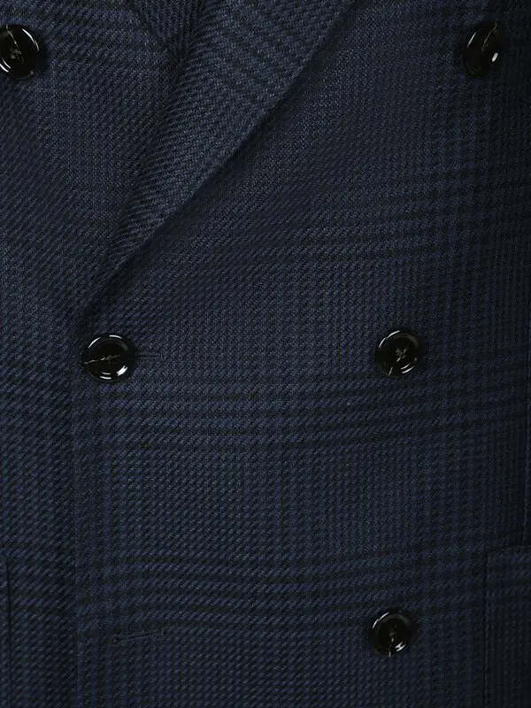 LARDINI Double Breasted Tailored Blazer