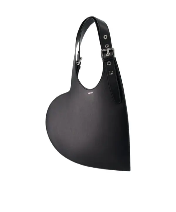 Coperni Belt Heart Tote Bag - Black