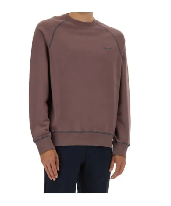 Paul Smith Long-sleeved Crewneck Sweatshirt - Red