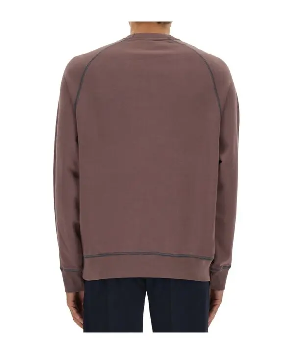 Paul Smith Long-sleeved Crewneck Sweatshirt - Red