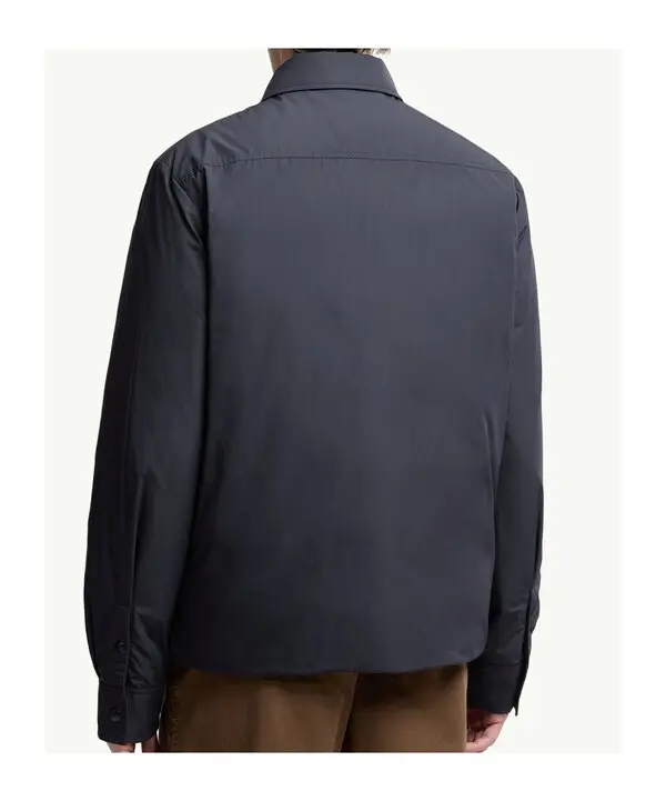 Moncler Vigeon Zip-up Jacket With Logo Patch - Blue