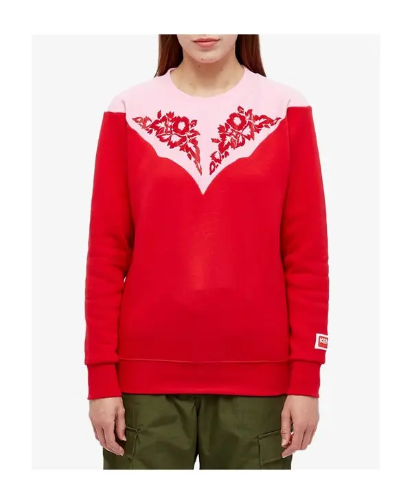 Kenzo Floral Yoke Sweatshirt