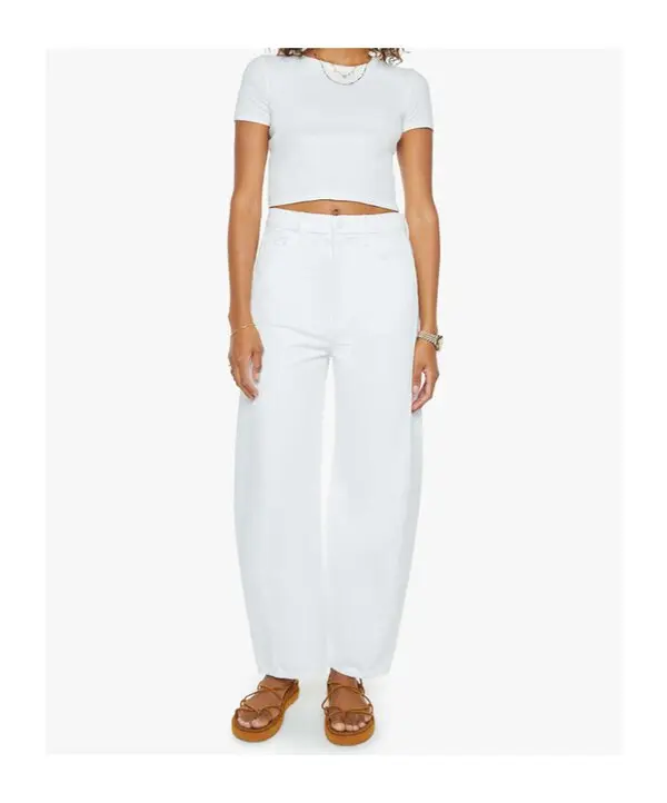 MOTHER Wide-leg Jeans - Gray