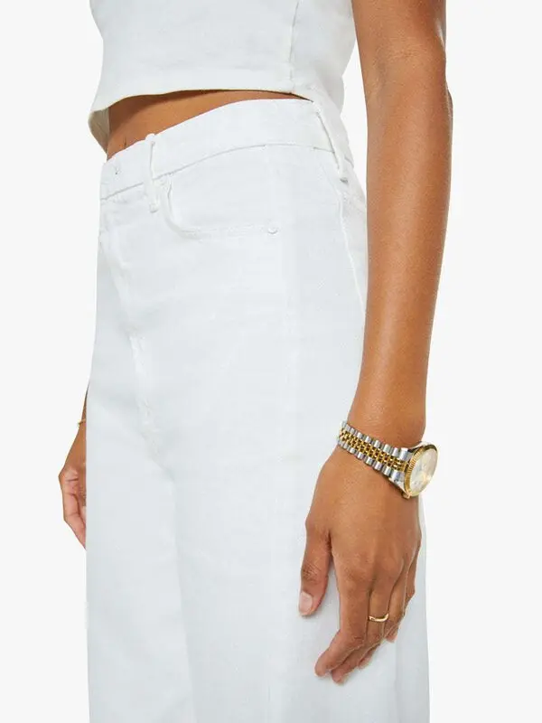 MOTHER Wide-leg Jeans - Gray