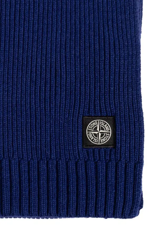 Stone Island Compass-badge Scarf - Blue