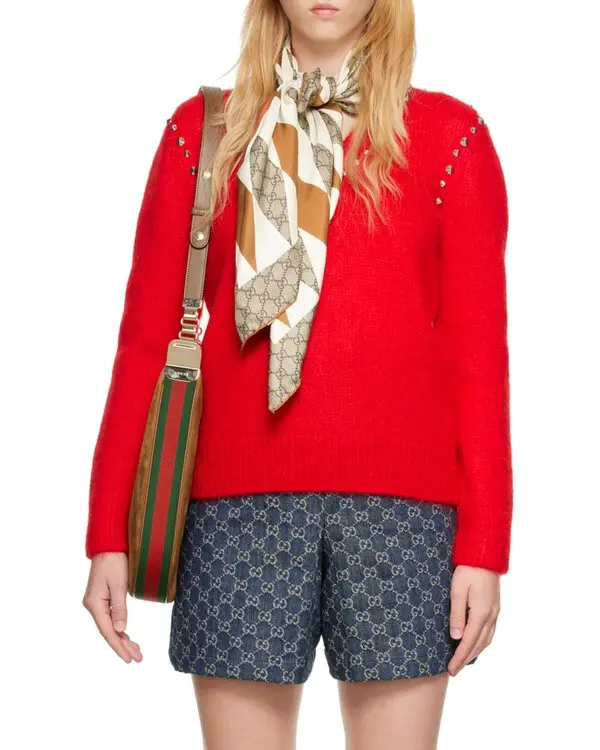 Gucci Stud Embellished Sweater
