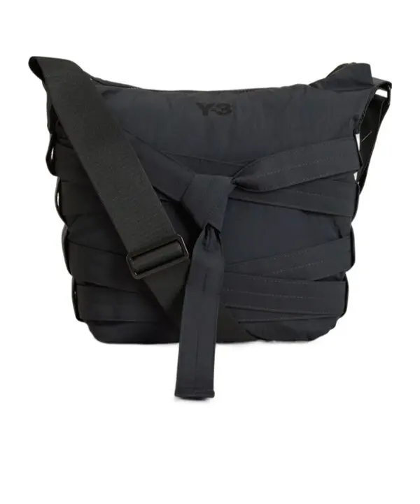 Y3 Wrapped-strap Shoulder Bag