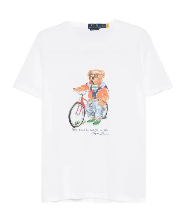 Polo Ralph Lauren Bear Graphic T-shirt - White