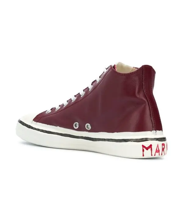 Marni Graffiti High-top Sneakers