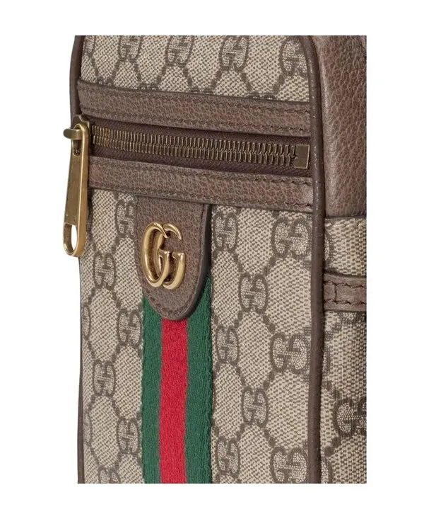 Gucci Ophidia Gg Shoulder Bag - Beige/ebony