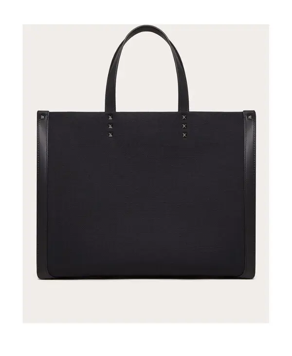 Valentino Garavani Vltn Logo Printed Medium Tote Bag