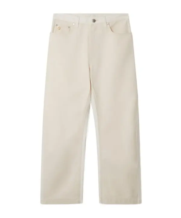 Stella McCartney High-waist Straight-leg Jeans - Nude