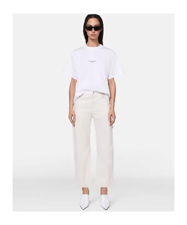 Stella McCartney High-waist Straight-leg Jeans - Nude
