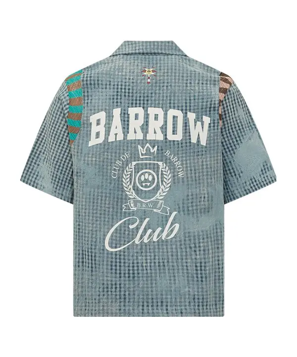 BARROW Checked Short Sleeved Shirt