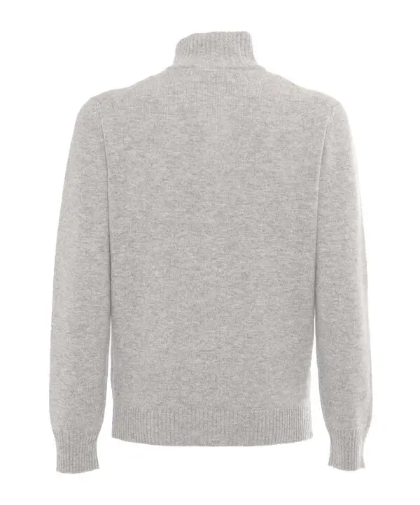 KANGRA High Neck Buttoned Cardigan