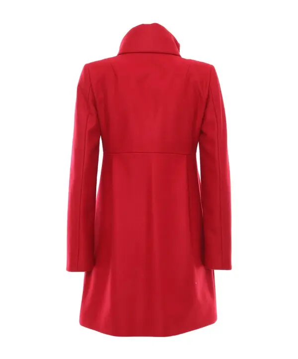 FAY Virginia Hook-closure Coat - Red