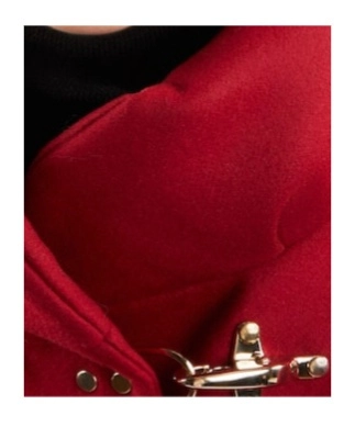 FAY Virginia Hook-closure Coat - Red