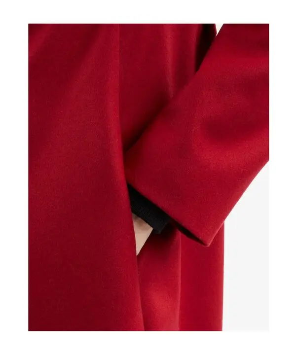 FAY Virginia Hook-closure Coat - Red