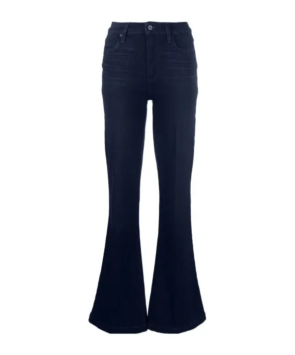 Paige Belted Flare Jeans