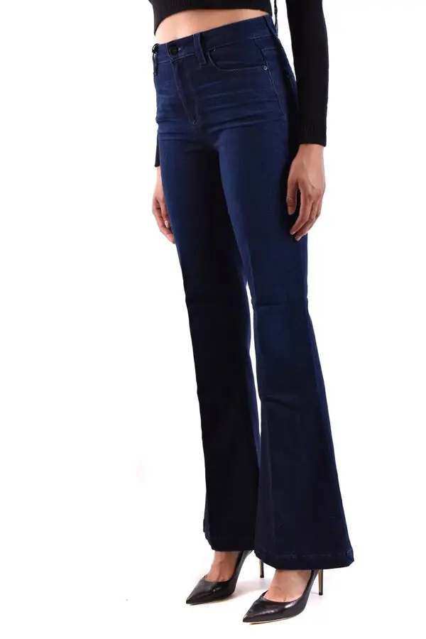 Paige Belted Flare Jeans