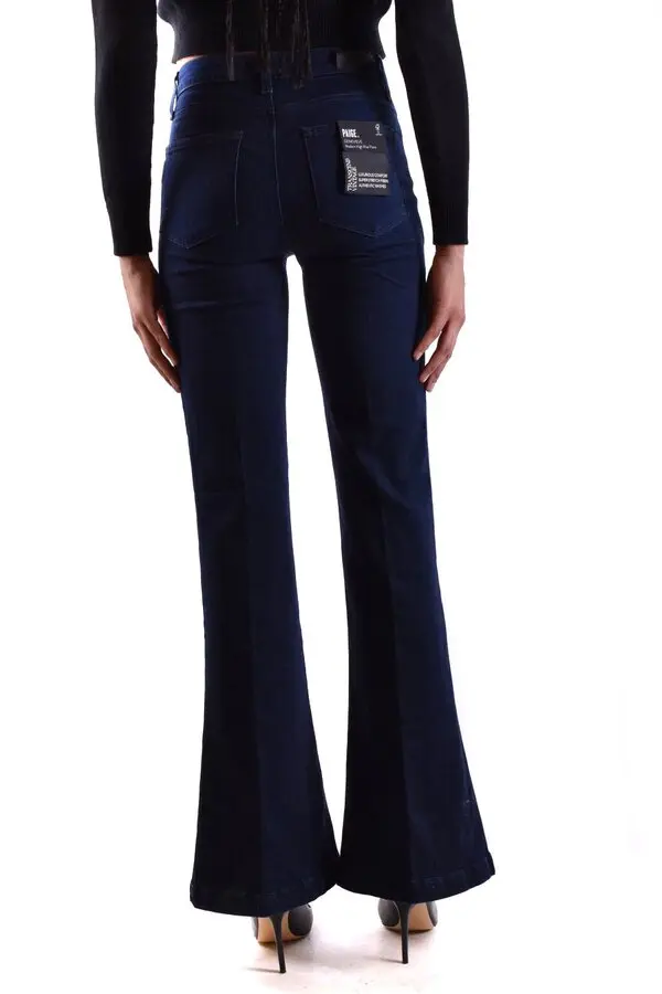 Paige Belted Flare Jeans