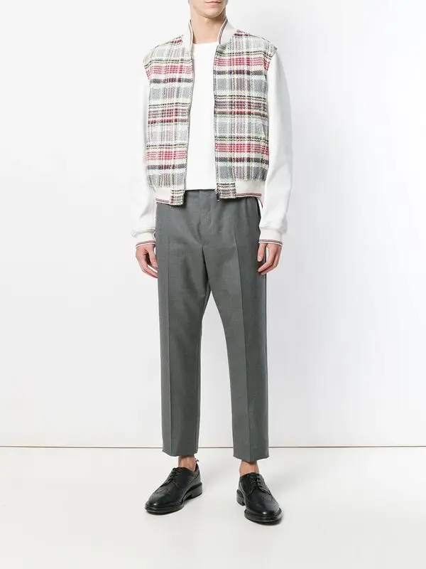 Thom Browne Super 120 Twill Trousers - Medium Gray