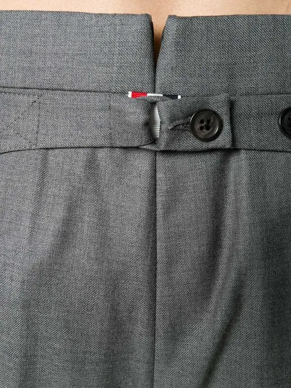 Thom Browne Super 120 Twill Trousers - Medium Gray