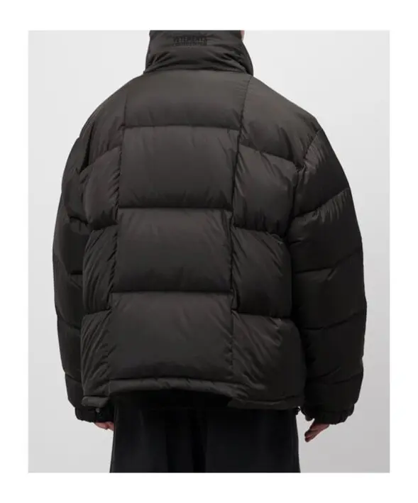 Vetements High-neck Zip-up Padded Jacket - Black