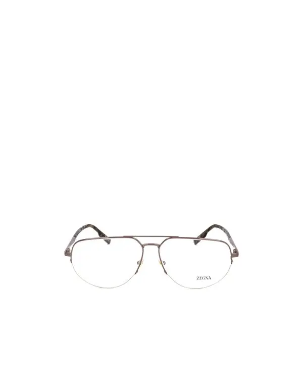 Zegna Aviator Eyeglasses - White