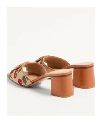 Valentino Garavani Vlogo Signature Cherryfic Slide Sandal 60mm