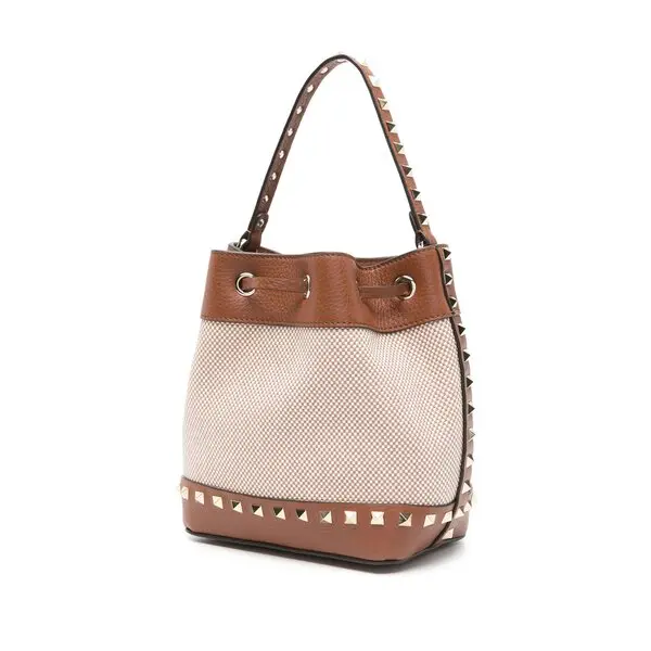 Valentino Garavani Rockstud Drawstring Bucket Bag
