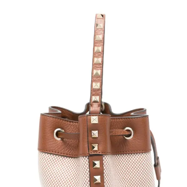 Valentino Garavani Rockstud Drawstring Bucket Bag