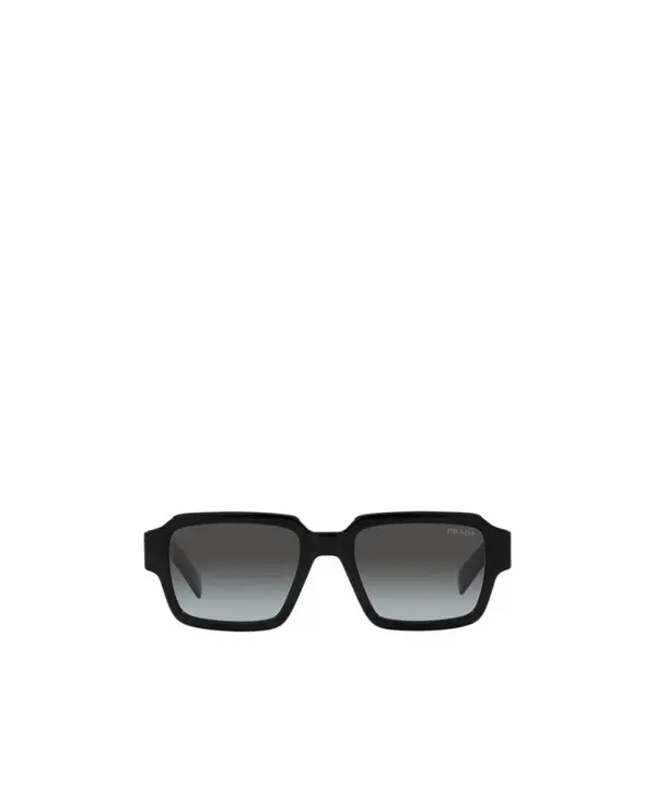 Prada Rectangular Frame Sunglasses - Gray
