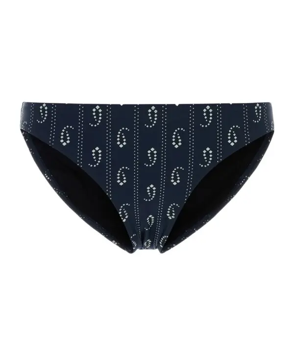 Tory Burch Printed Bikini Bottom - Black