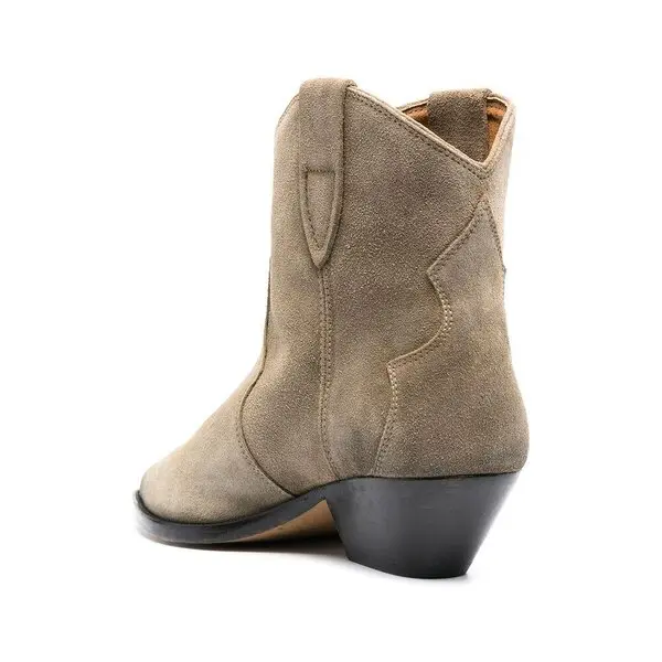 Isabel Marant Étoile Dewina Leather Ankle Boots - Brown