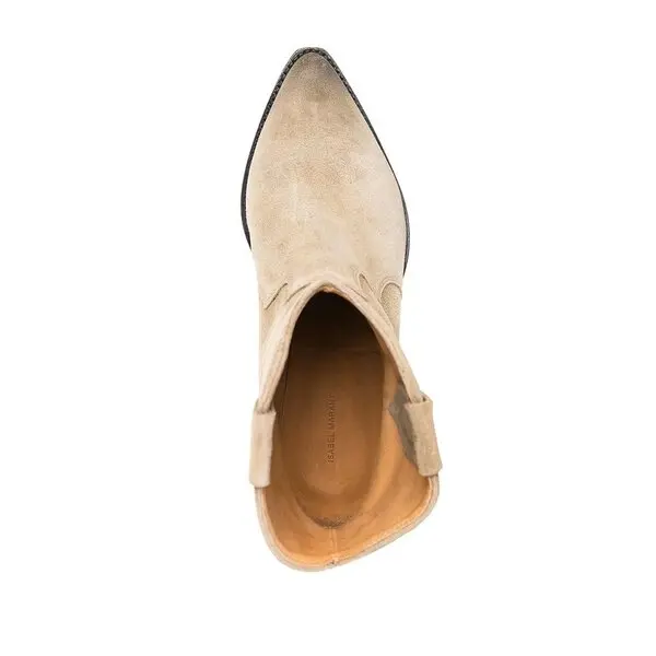 Isabel Marant Étoile Dewina Leather Ankle Boots - Brown