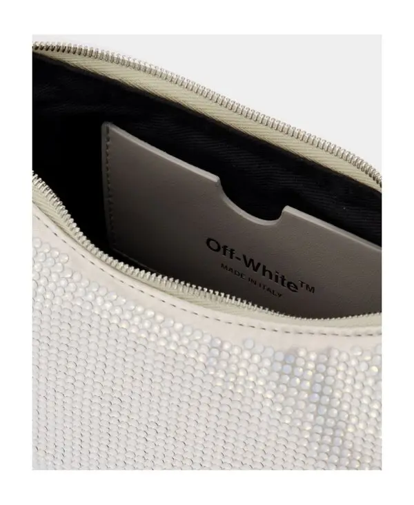 Off-White Paperclip Hobo Strass 20 Tote Bag - Gray