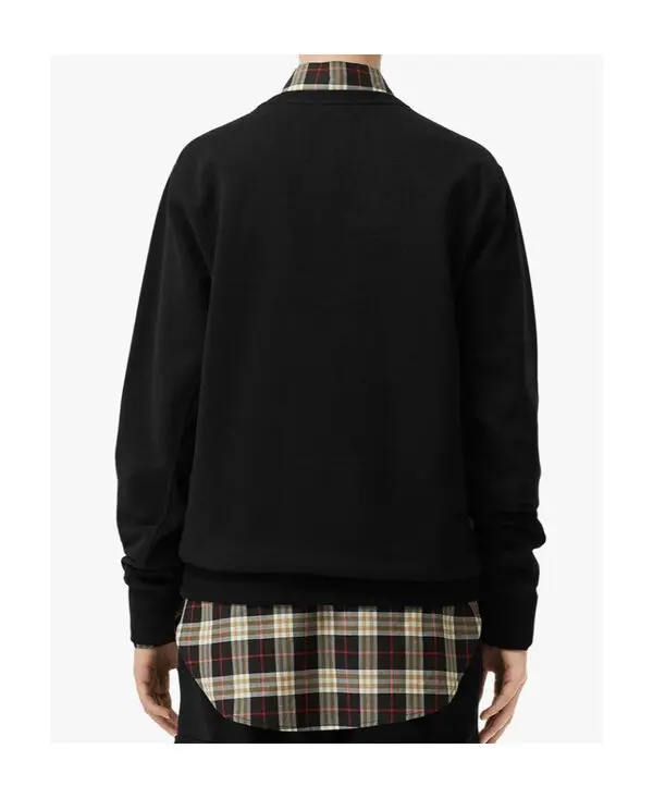Burberry Crest Detail Cotton Sweatshirt