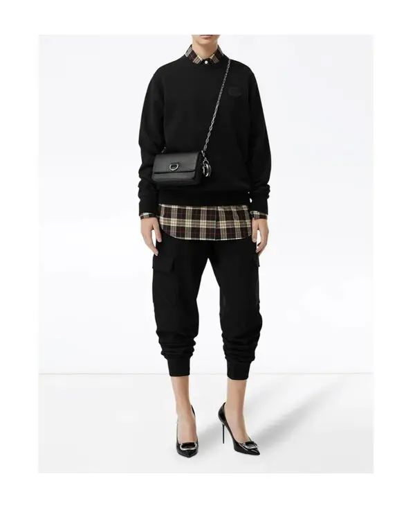 Burberry Crest Detail Cotton Sweatshirt