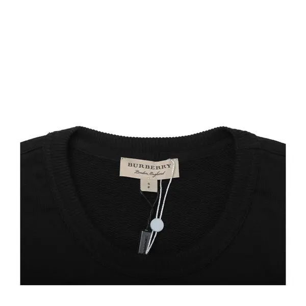 Burberry Crest Detail Cotton Sweatshirt