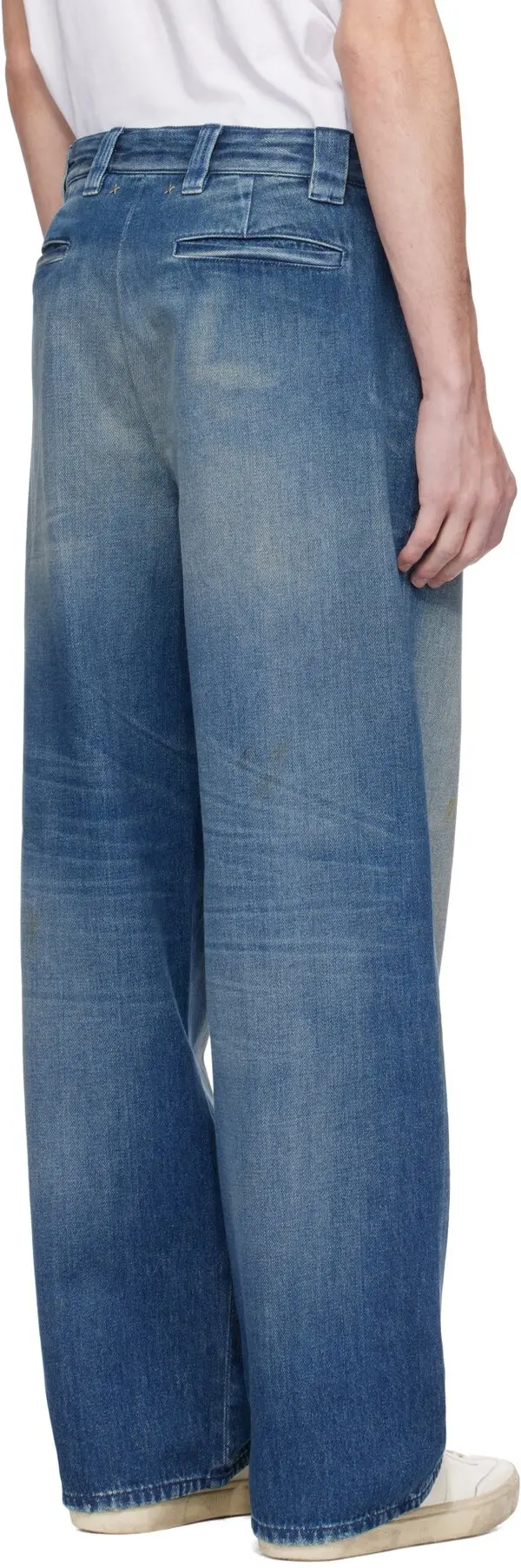 GOLDEN GOOSE Straight-leg Distressed Jeans