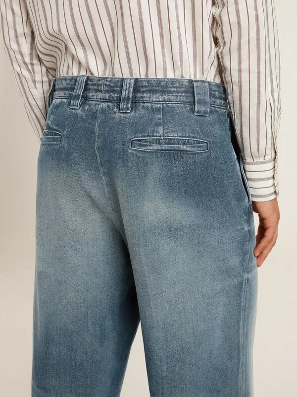 GOLDEN GOOSE Straight-leg Distressed Jeans