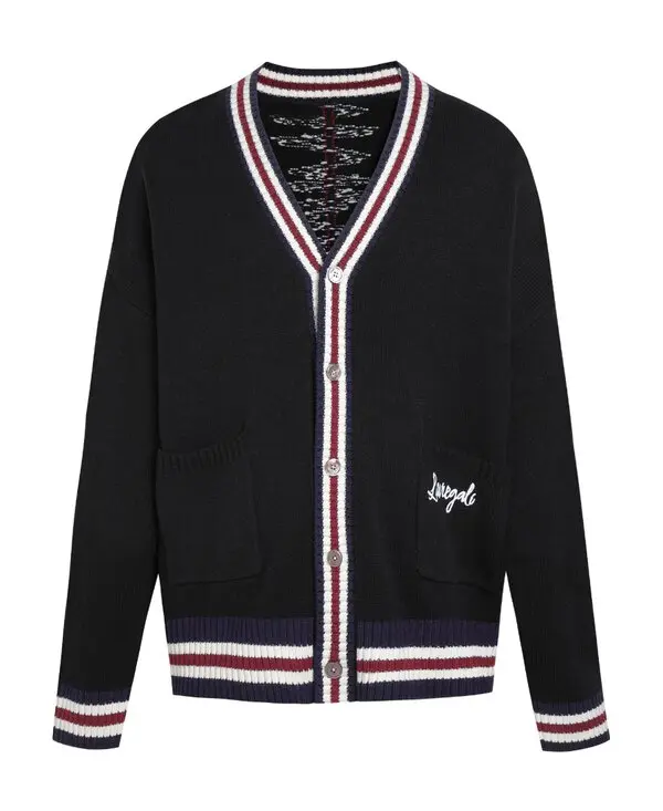LIUREGALI Sonic Jacquard Knitted Cardigan
