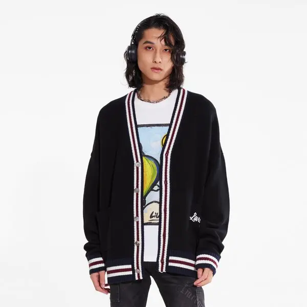 LIUREGALI Sonic Jacquard Knitted Cardigan