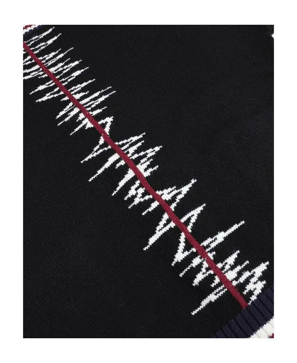 LIUREGALI Sonic Jacquard Knitted Cardigan