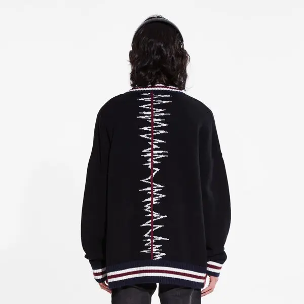 LIUREGALI Sonic Jacquard Knitted Cardigan