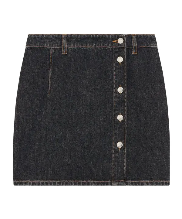 IRO PARIS Button-front Mini Skirt - Black