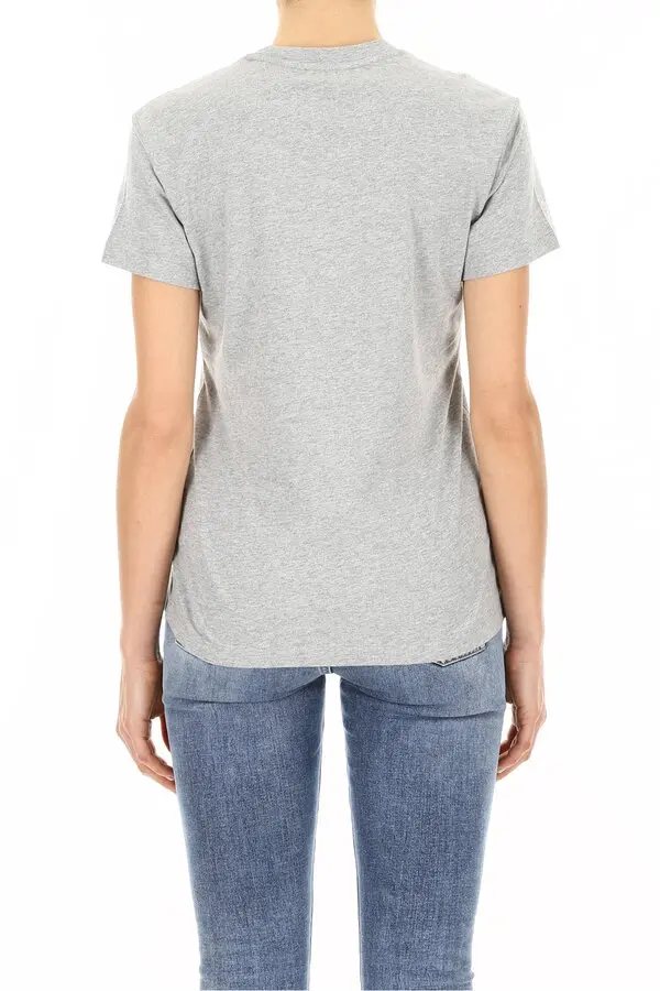 Burberry Equestrian Knight Logo T-shirt - Gray